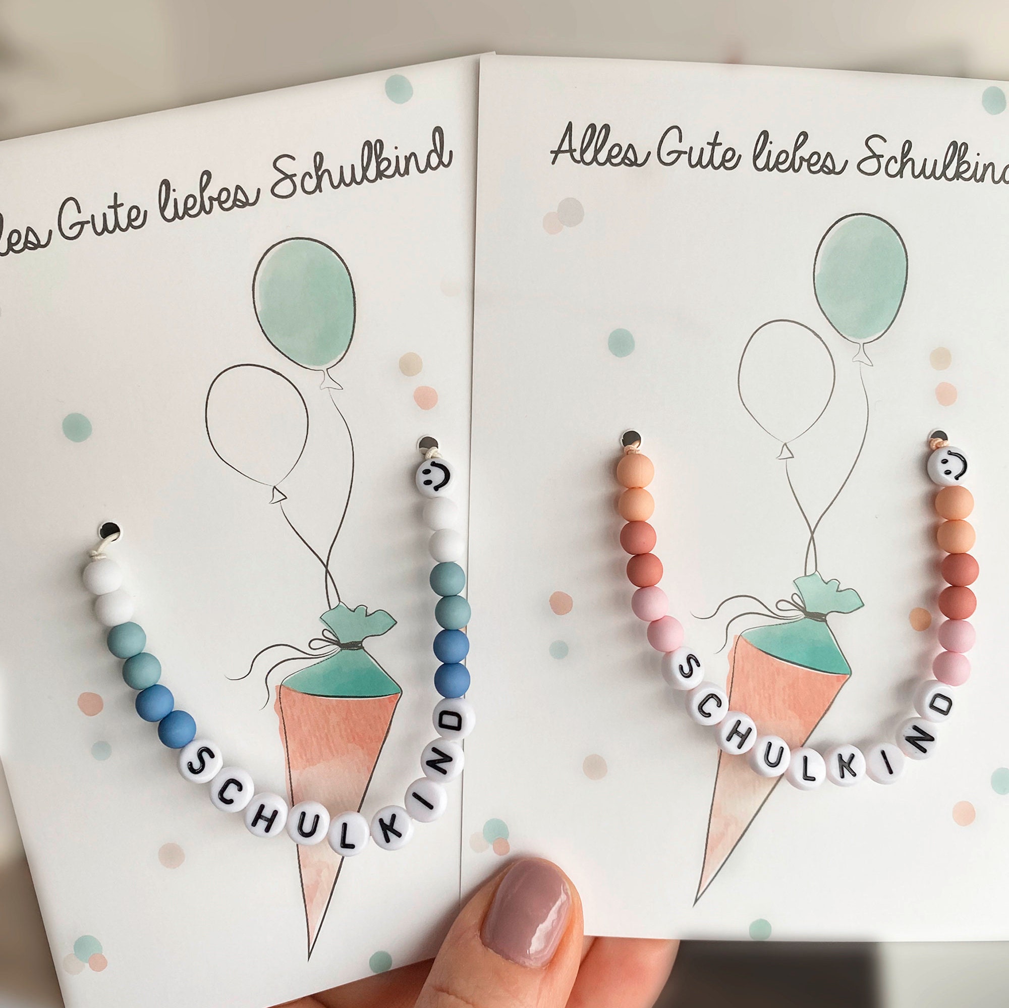 Armband Schulkind I Multicolor Perlenarmband I Buchstaben I - Etsy.de