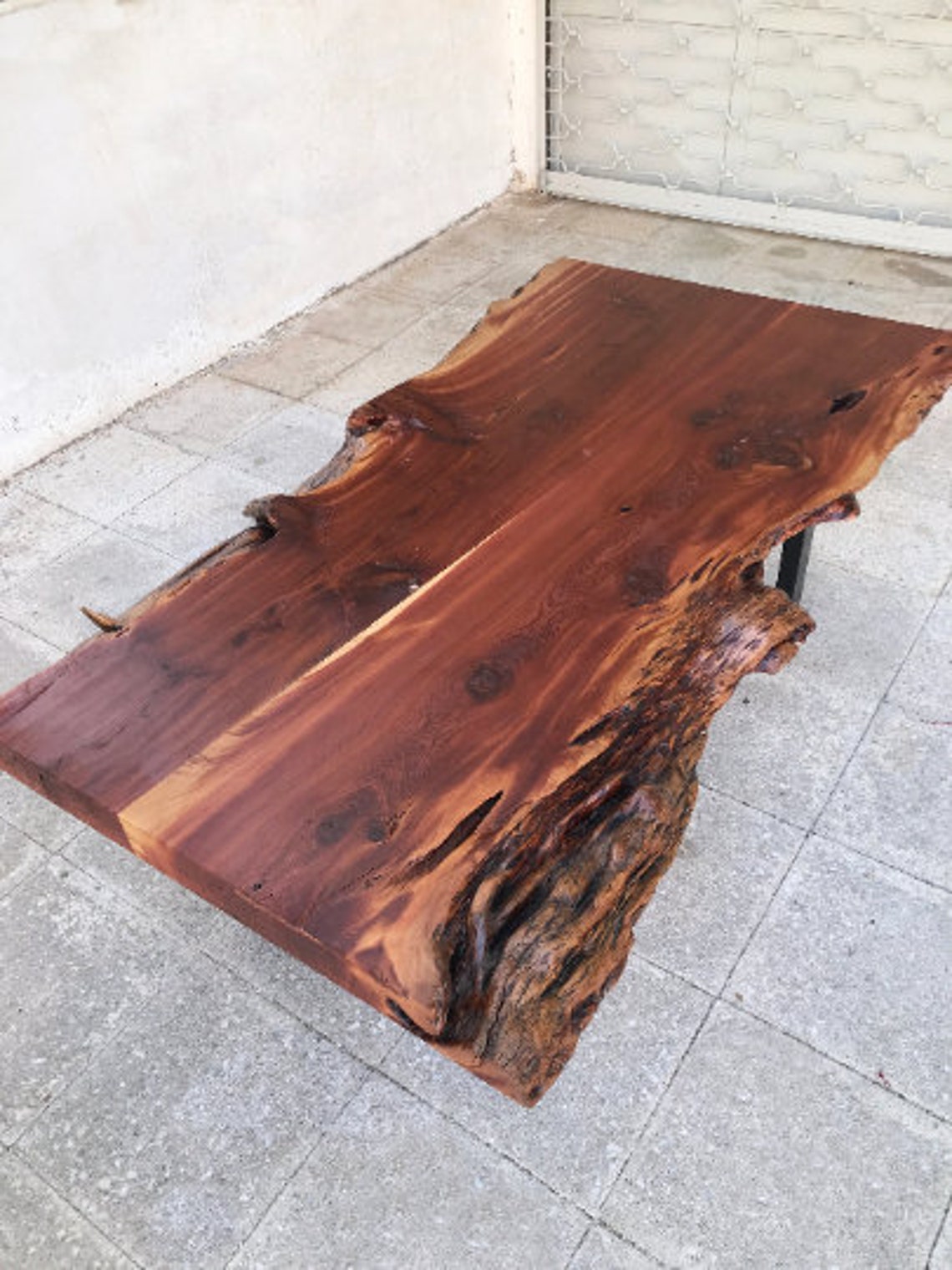 Live Edge Juniper Coffee Table Rustic Coffee Table Custom - Etsy