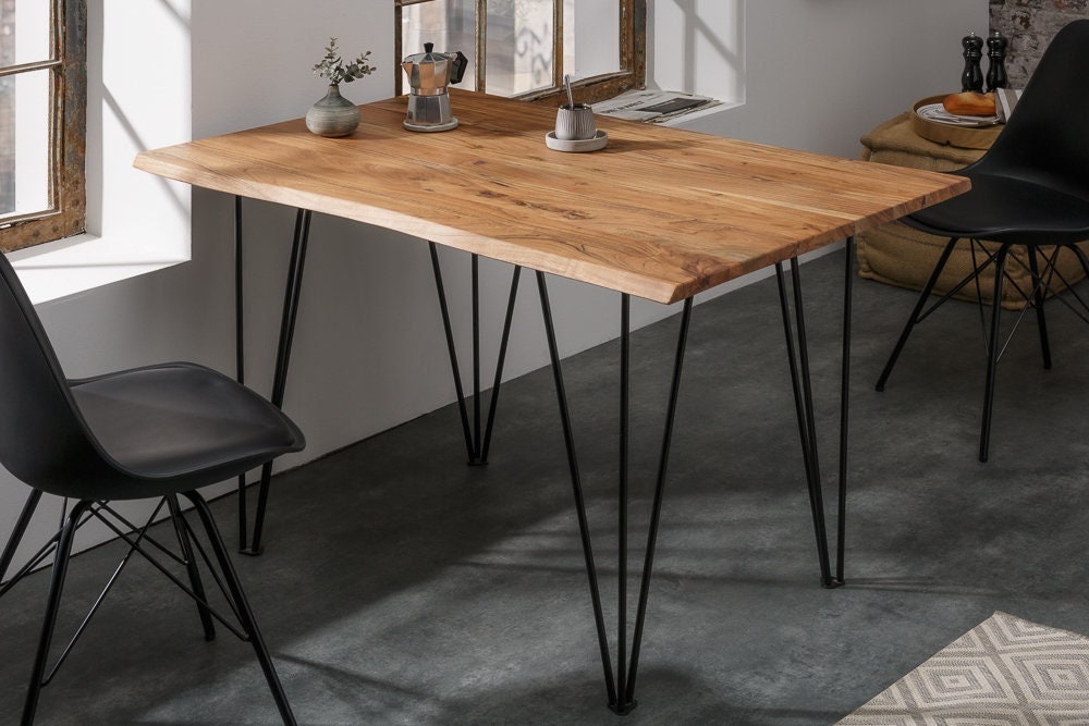 Solid Wood Square Table, Square Table, Square Kitchen Table, Various ...