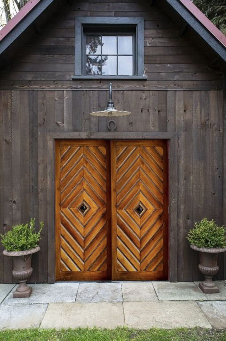 Rustic Barn Doors Custom Sliding Door Rustic French Doors - Etsy