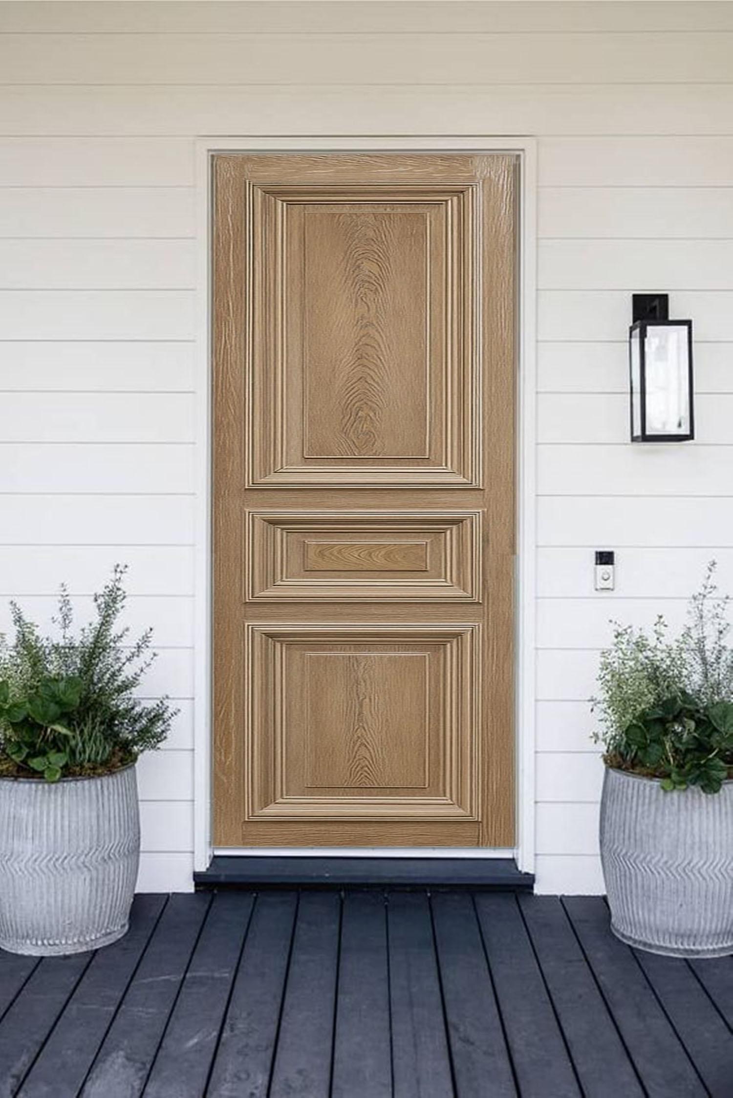 Handcrafted Solid Wood Farmhouse Door: Rustic Antique Style - Etsy