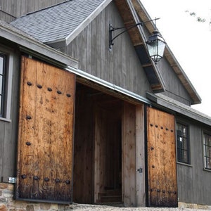 Handcrafted Rustic Door, Solid Barn Door, Custom Built Antique Style ...