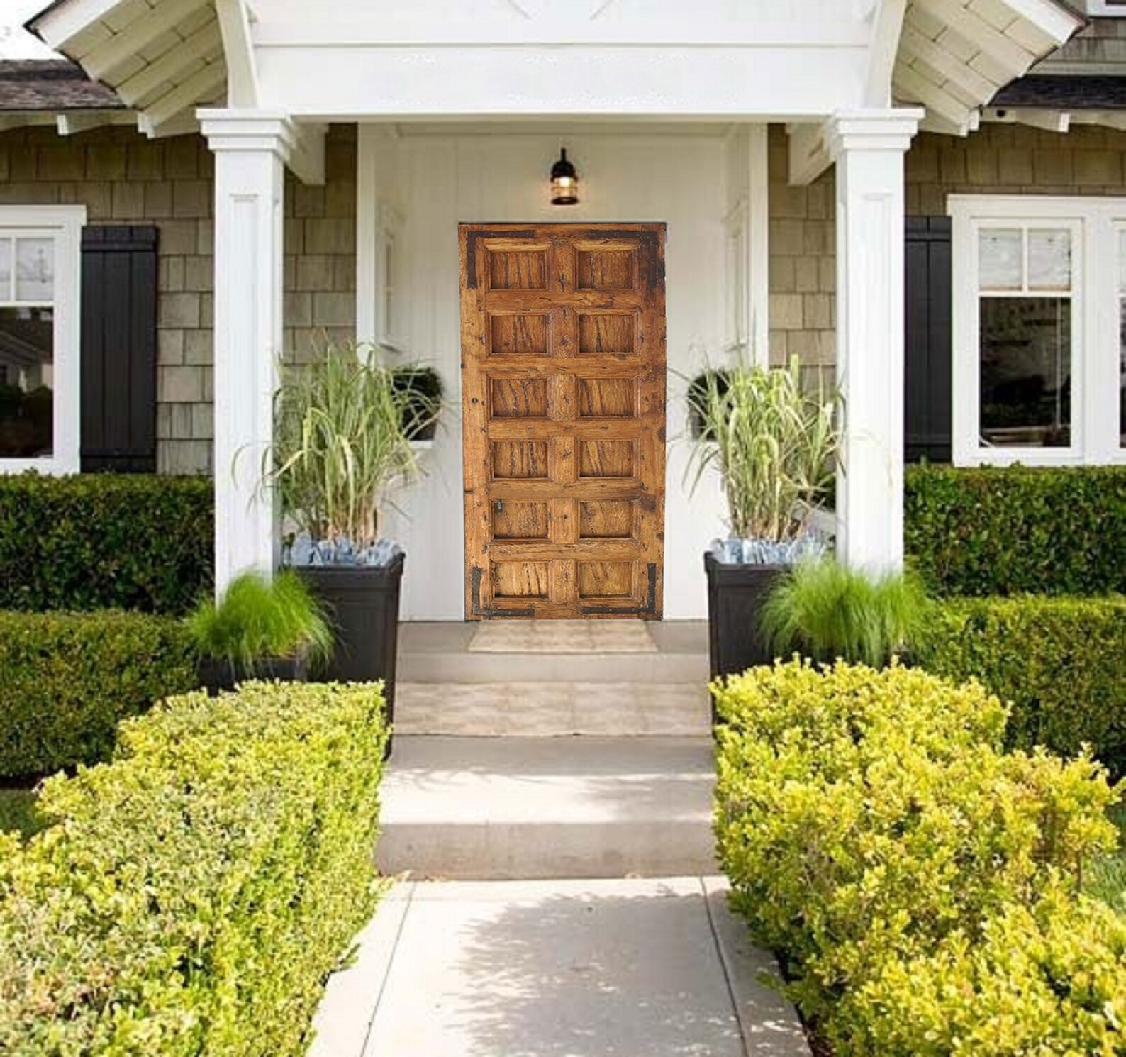 Antique Solid Wood Door, Vintage Door Replica, Custom Size Rustic Barn ...