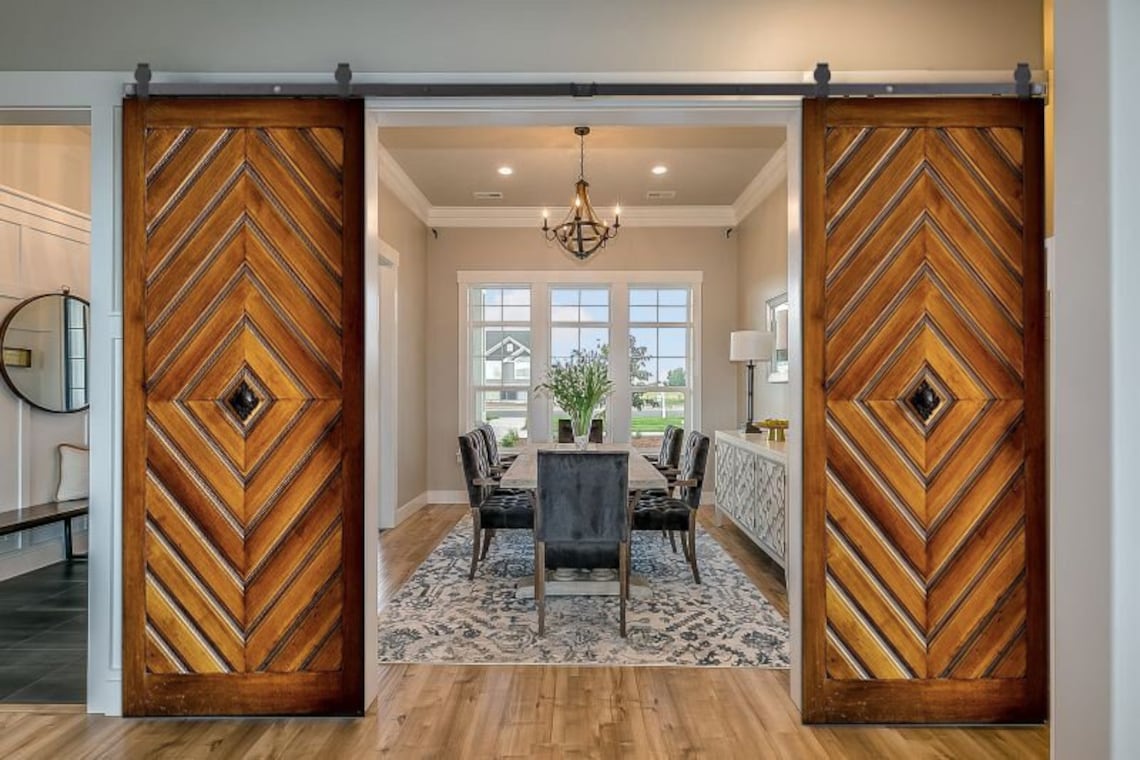 Rustic Barn Doors Custom Sliding Door Rustic French Doors - Etsy