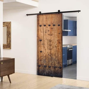Handcrafted Rustic Door, Solid Barn Door, Custom Built Antique Style ...