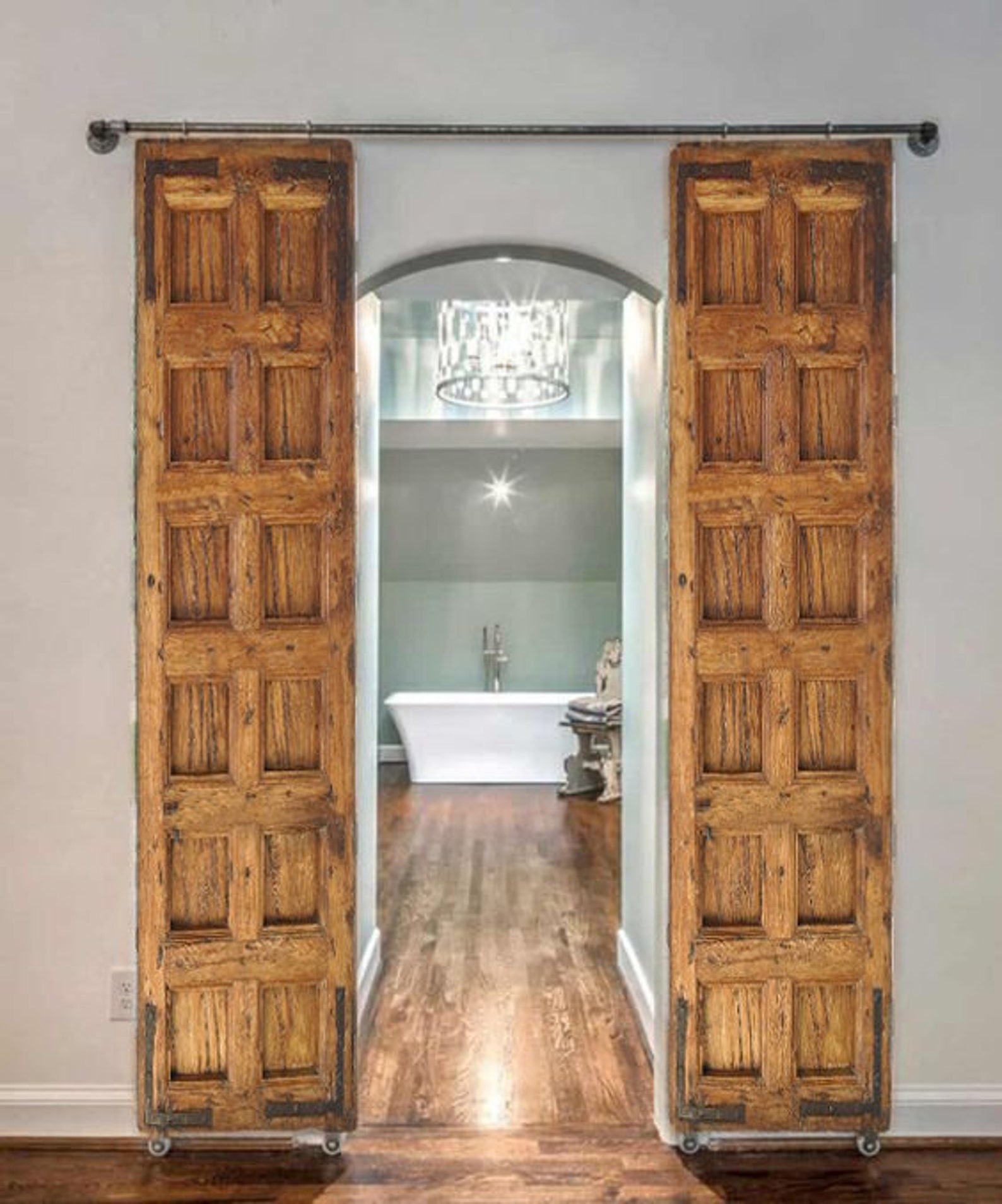 Antique Solid Wood Door Vintage Door Replica Custom Size | Etsy