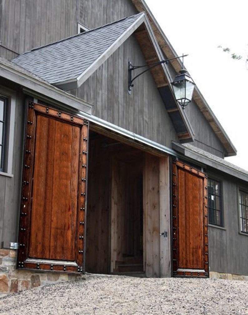 Handcrafted Antique Barn Doors: Custom Solid Wood Interior Doors - Etsy