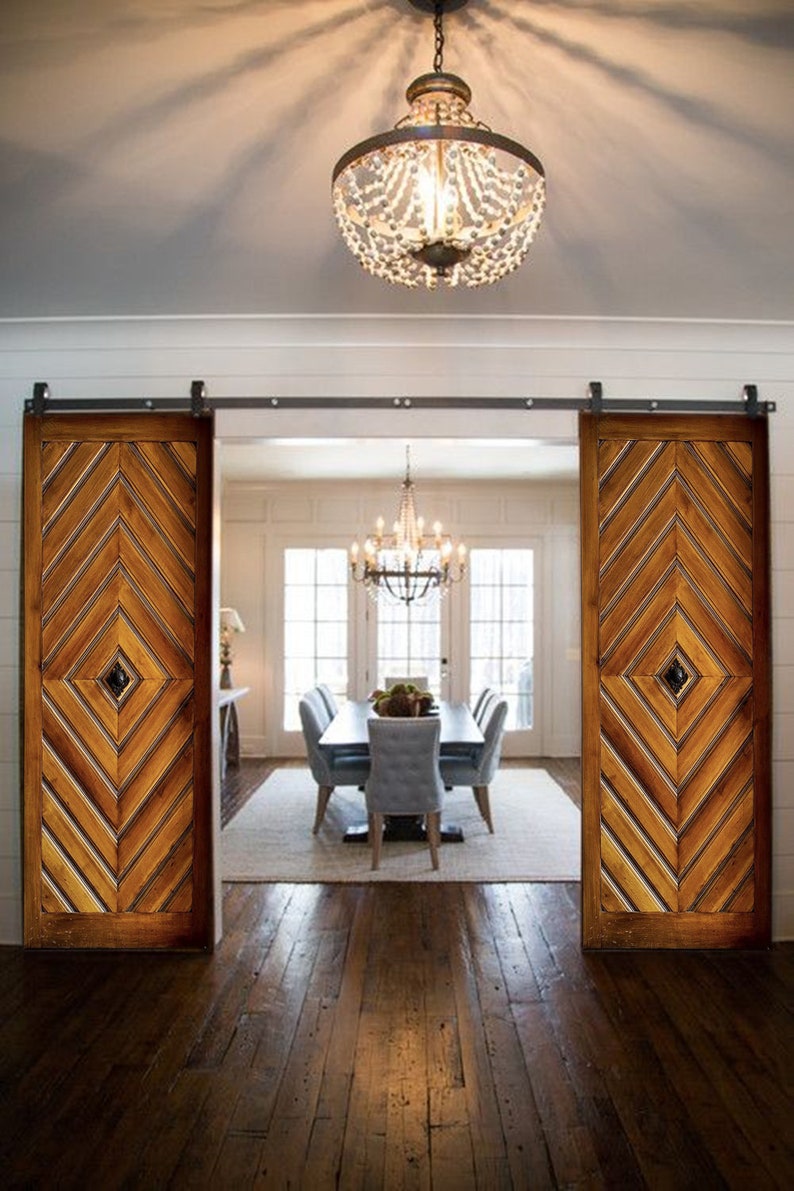 Rustic Barn Doors Custom Sliding Door Rustic French Doors - Etsy