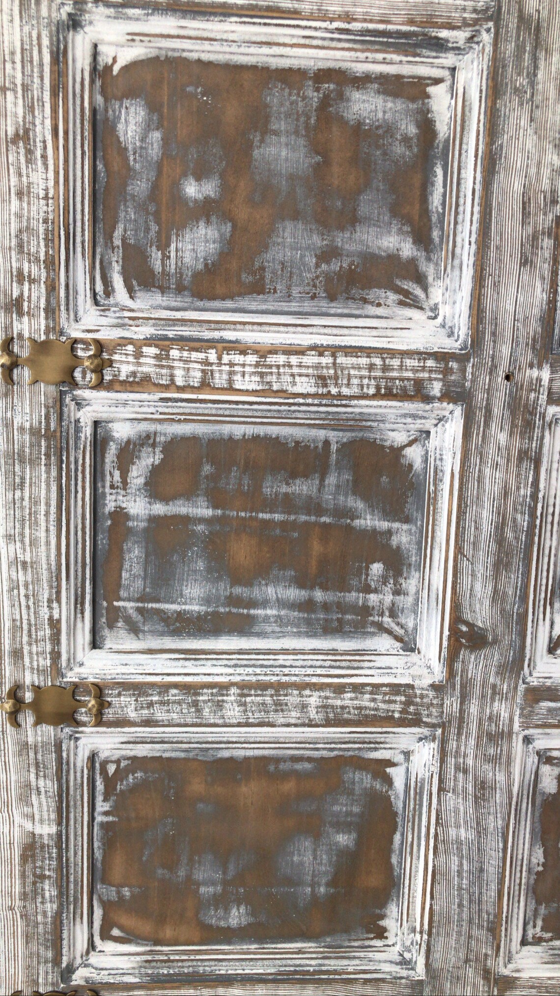 Antique Whitewashed Table Solid Custom Size Table - Etsy