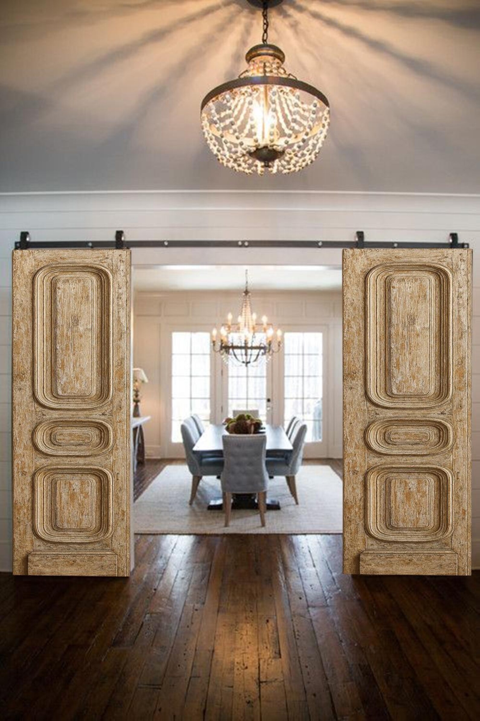 Handcrafted Rustic Wooden Solid Door: Custom Antique Barn Style, Custom ...