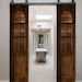 Handcrafted Arched Glass Wood Door: Rustic Farmhouse Style - Etsy