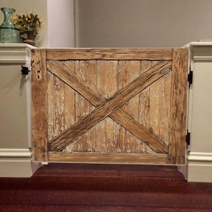 Farmhouse Baby Door, Rustic Wooden Stair Door, Barn Door, Handmade Baby ...