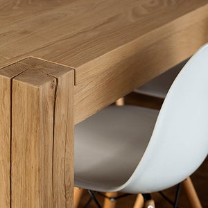 Parsons Table, Wood Base Tables, Rustic Farmhouse Table With Trestle ...