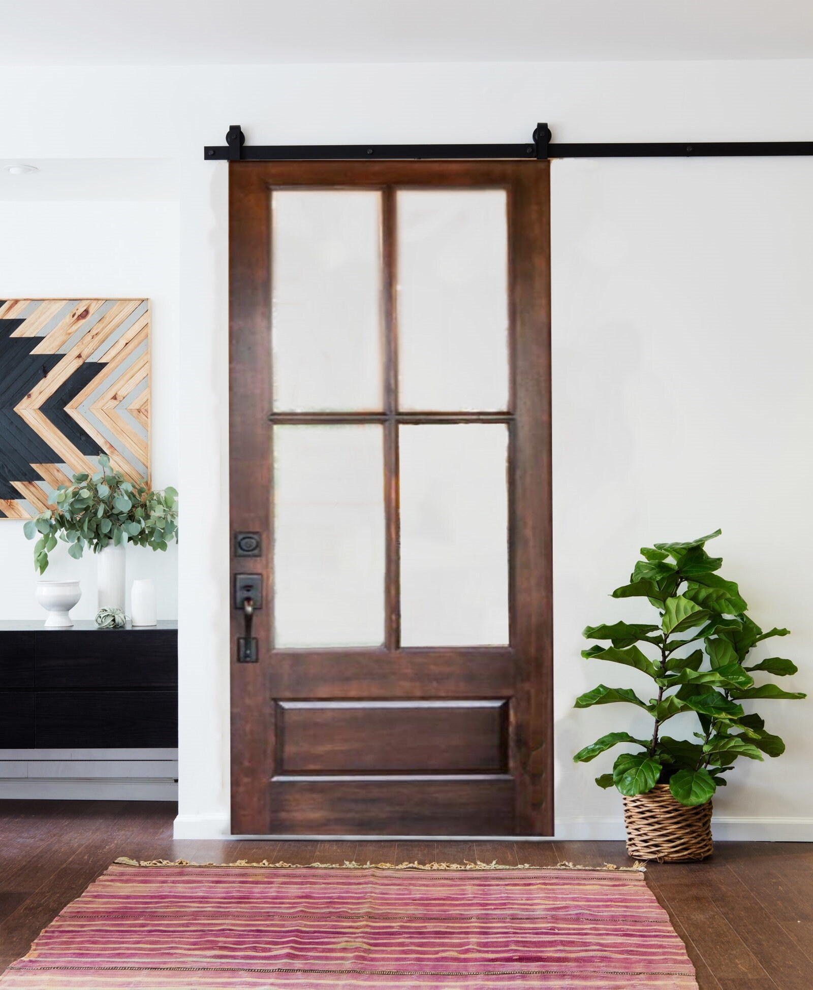 Custom Size Farmhouse Barn Door, Antique French Doors, Vıntage French ...