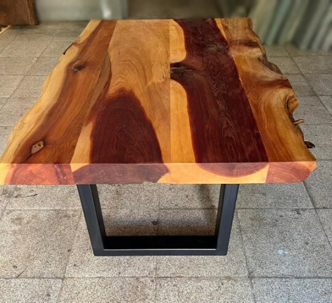 Live Edge Juniper Coffee Table Rustic Coffee Table Custom - Etsy