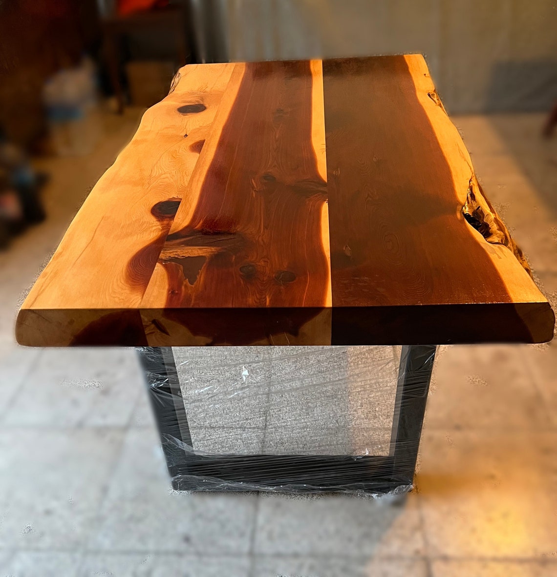 Live Edge Juniper Coffee Table Rustic Coffee Table Custom - Etsy