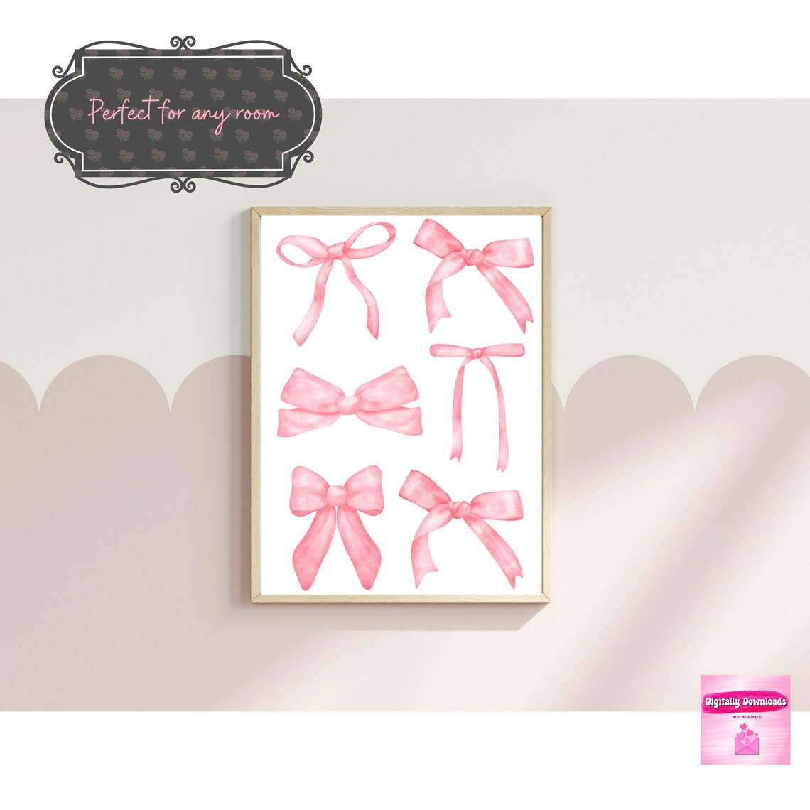 Trendy Inspirational Coquette Printable Art Wall Decor, Cute Digital ...