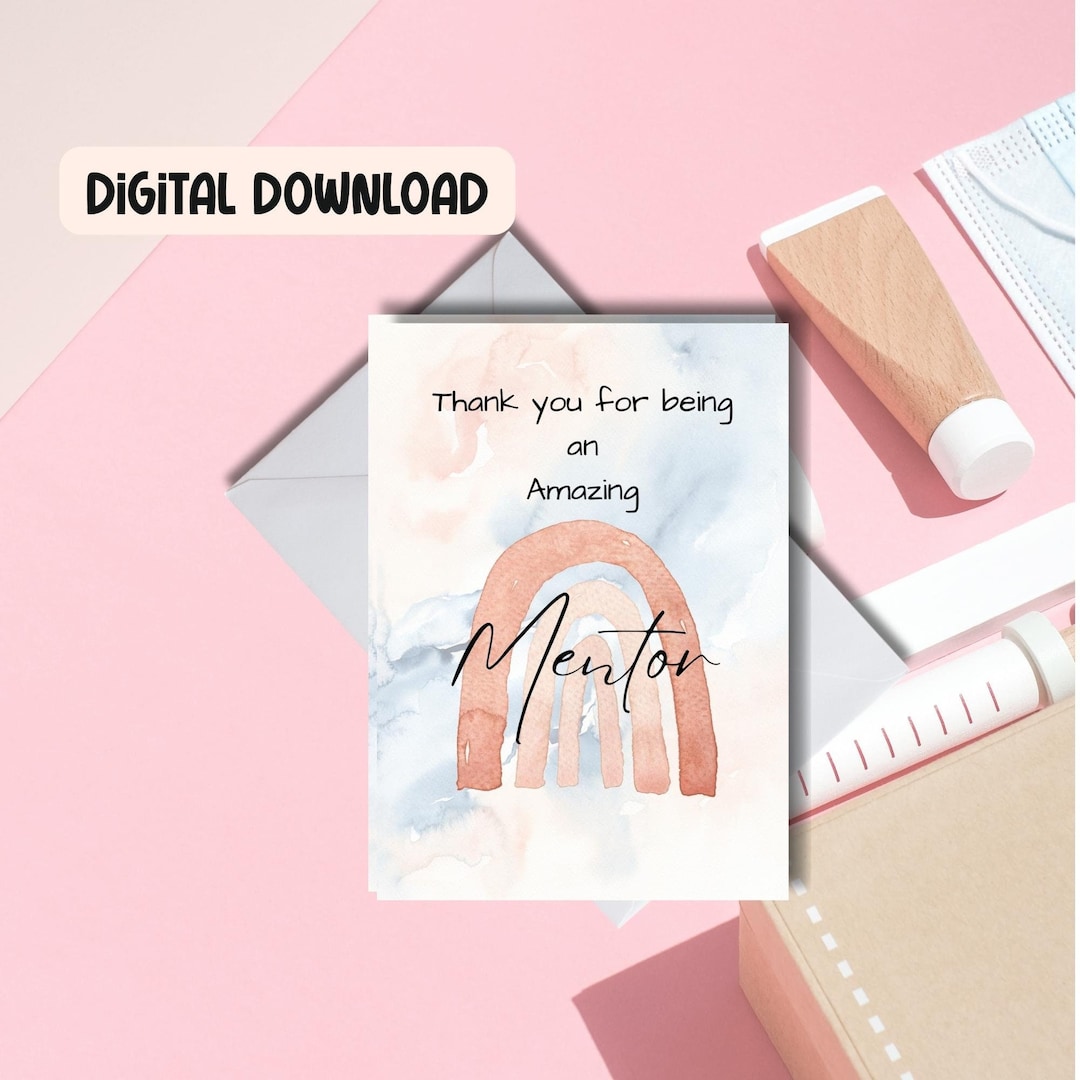Thank You for Being an Amazing Mentor Digital Card, Student Nurse ...