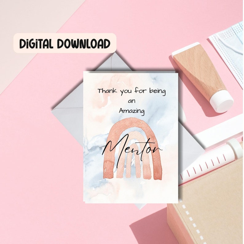 Thank You for Being an Amazing Mentor Digital Card, Student Nurse ...