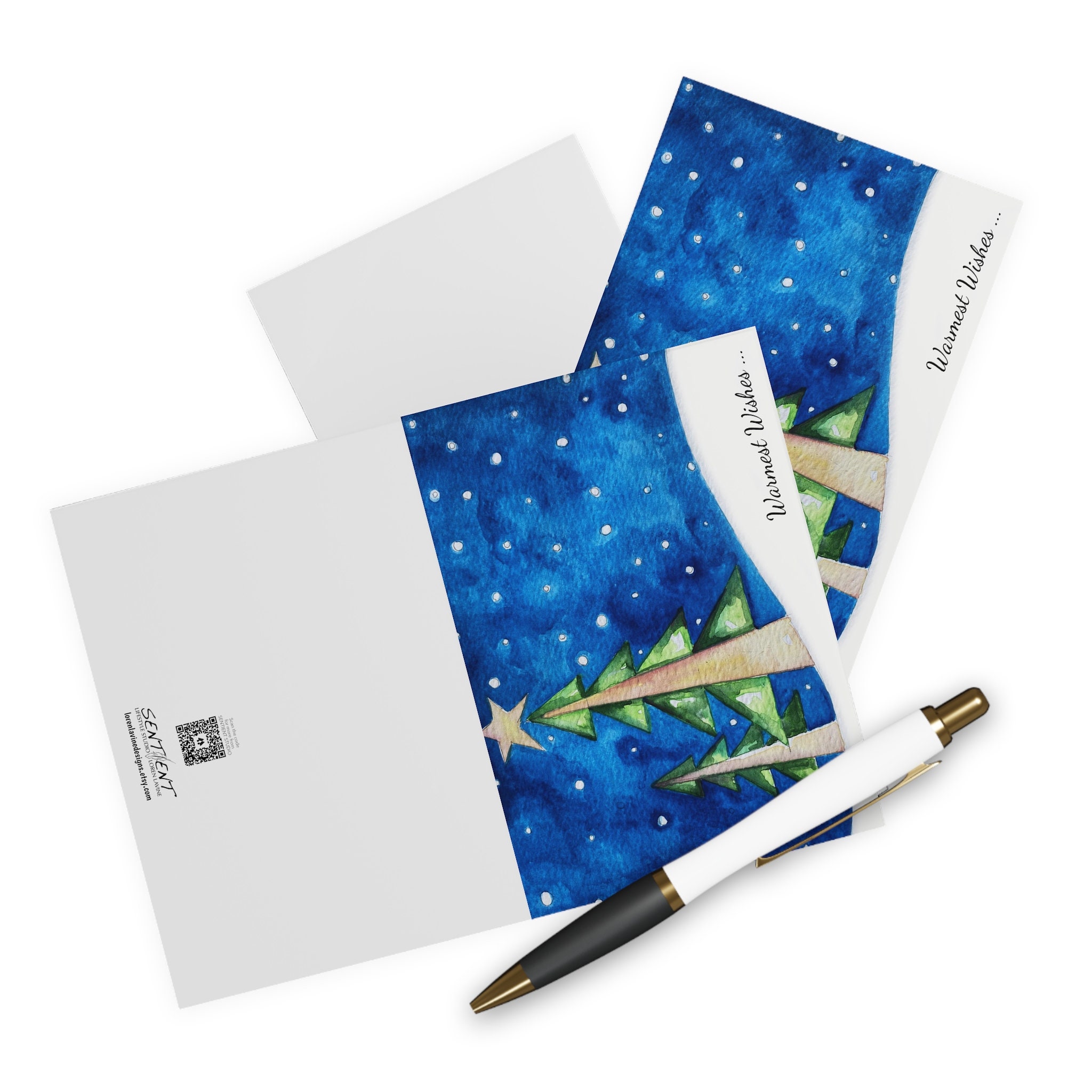 Native American Holiday Greeting Cards 5 Pack Cards Hupa Artist Loren ...