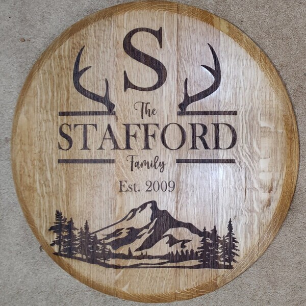 Wine Barrel Head - Etsy