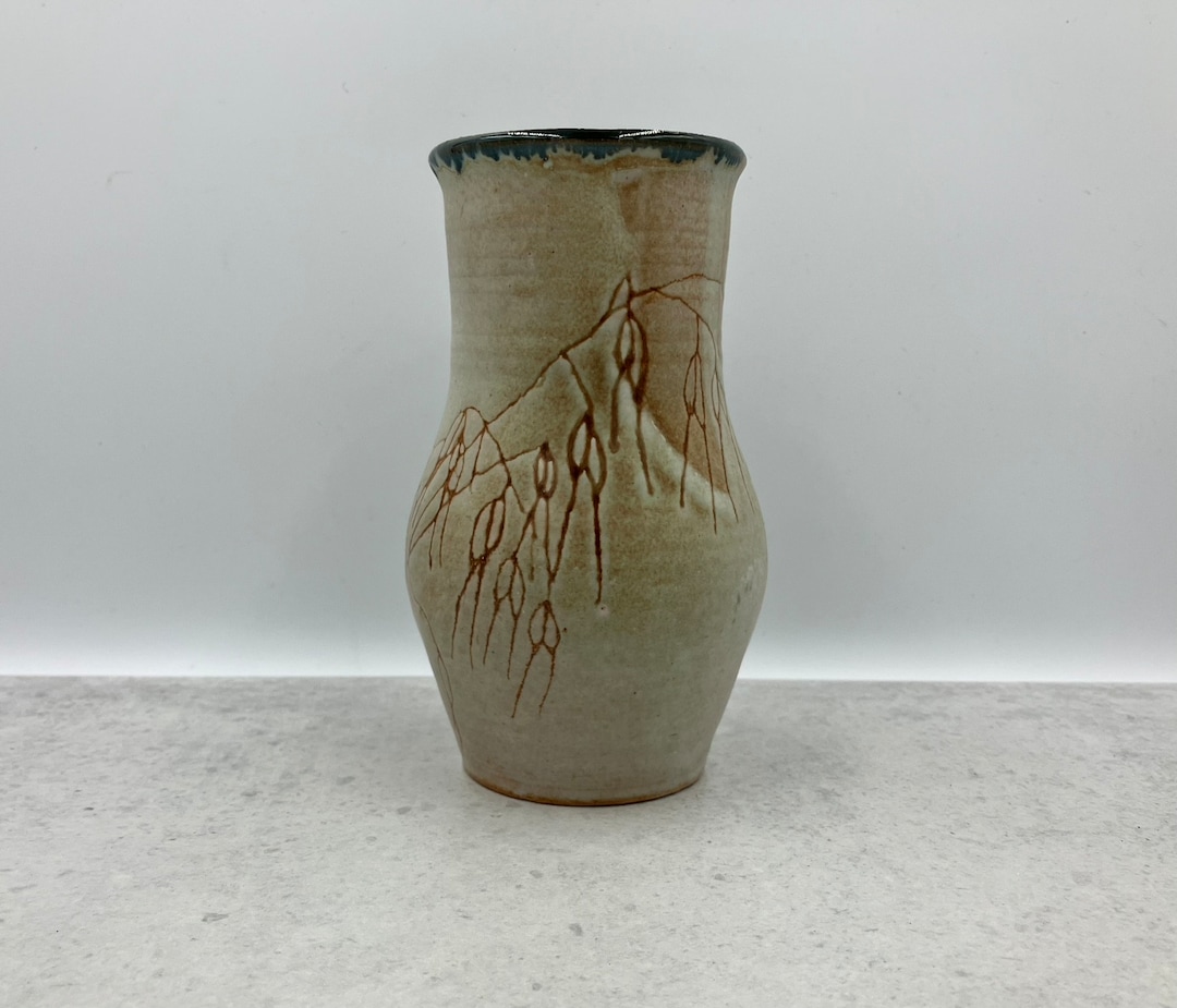 70s Studio Pottery Vase WITH FLAWS - Etsy