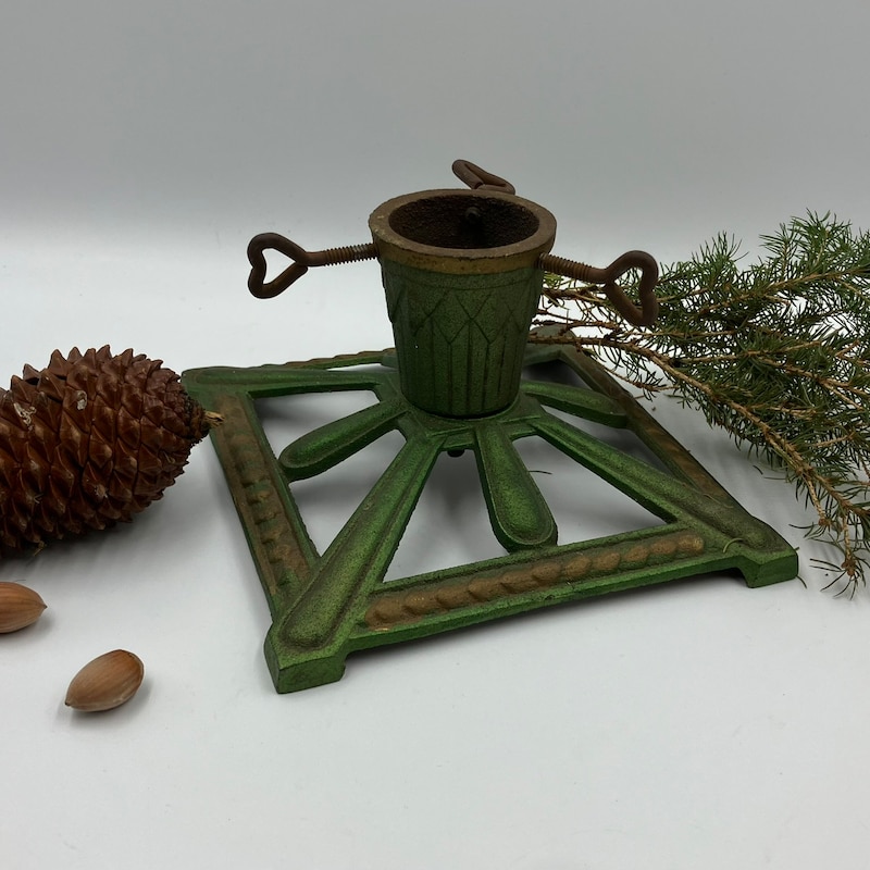 Cast Iron Tree Stand - Etsy