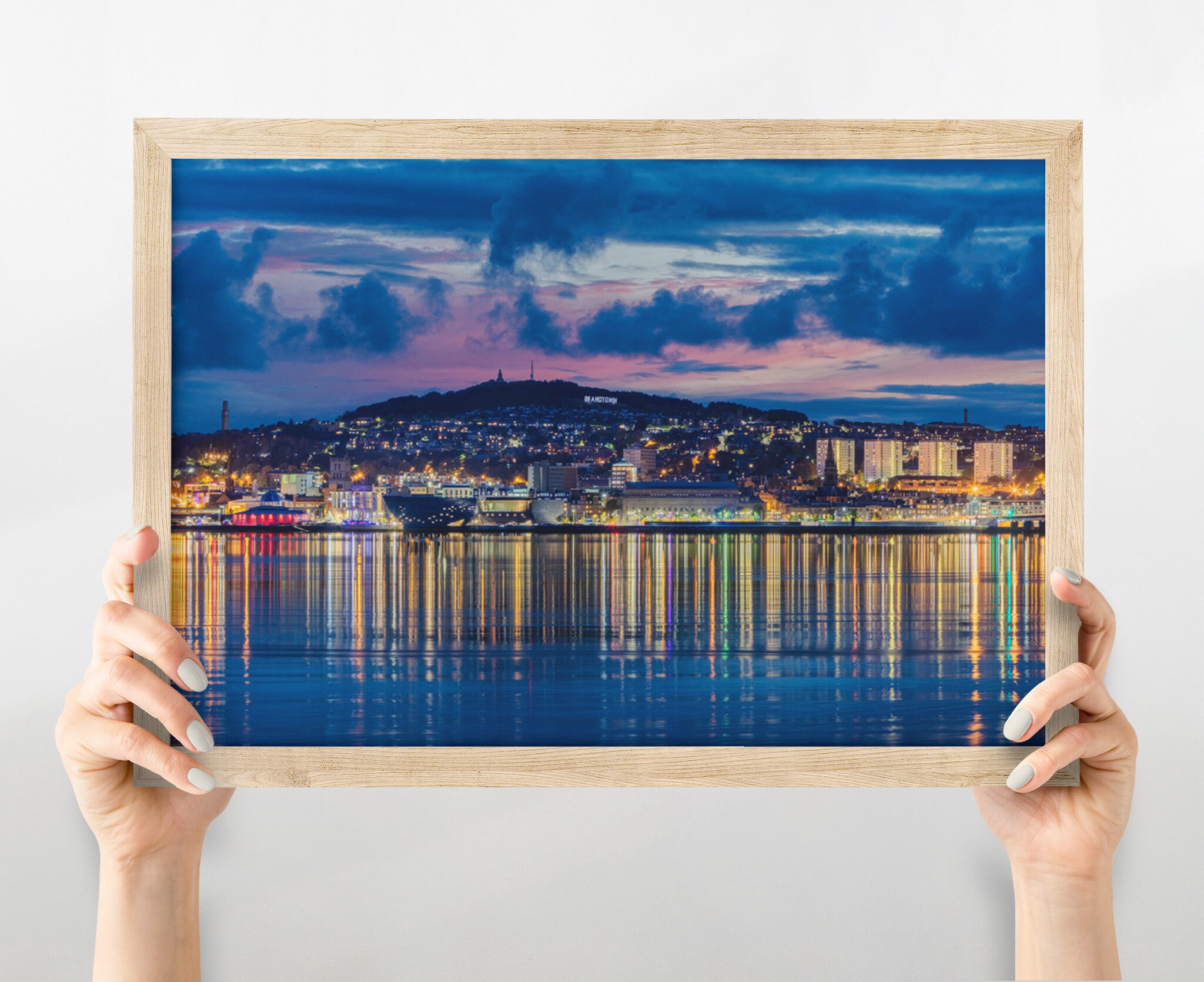 Dundee Law Beanotown Cityscape, Scottish Wall Art, Home Decor, Photo ...
