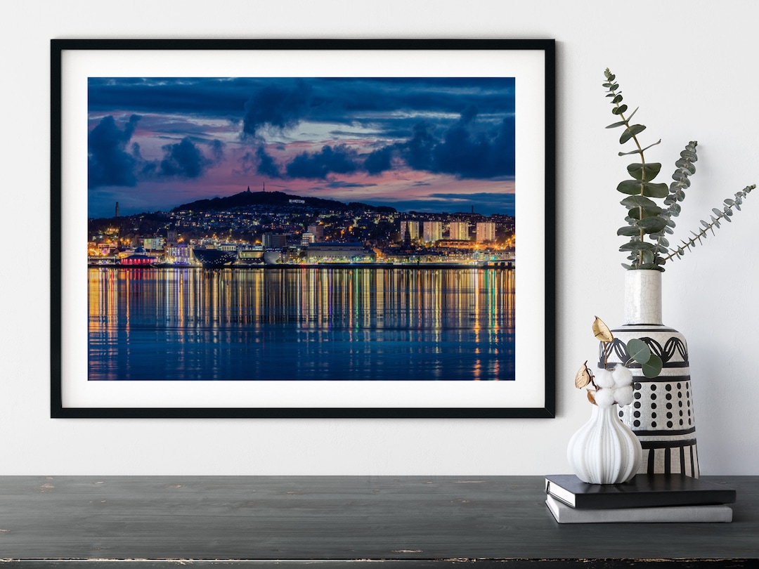 Dundee Law Beanotown Cityscape, Scottish Wall Art, Home Decor, Photo ...