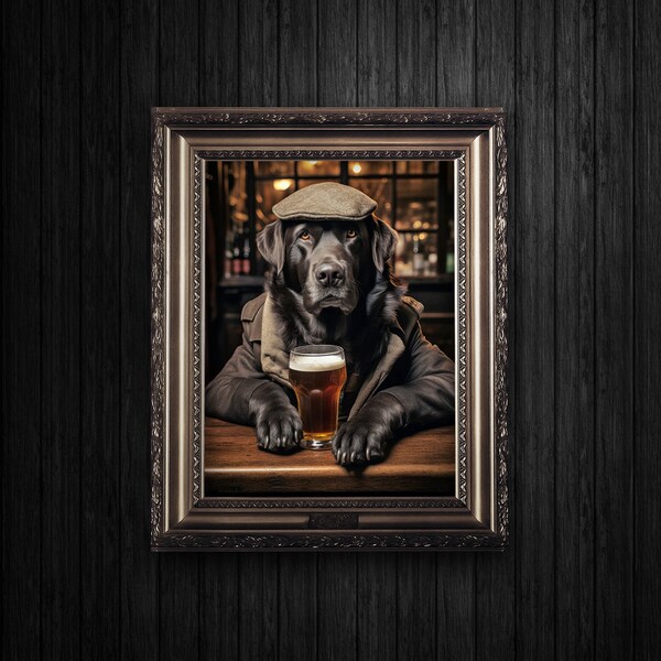 Black Labrador - Etsy