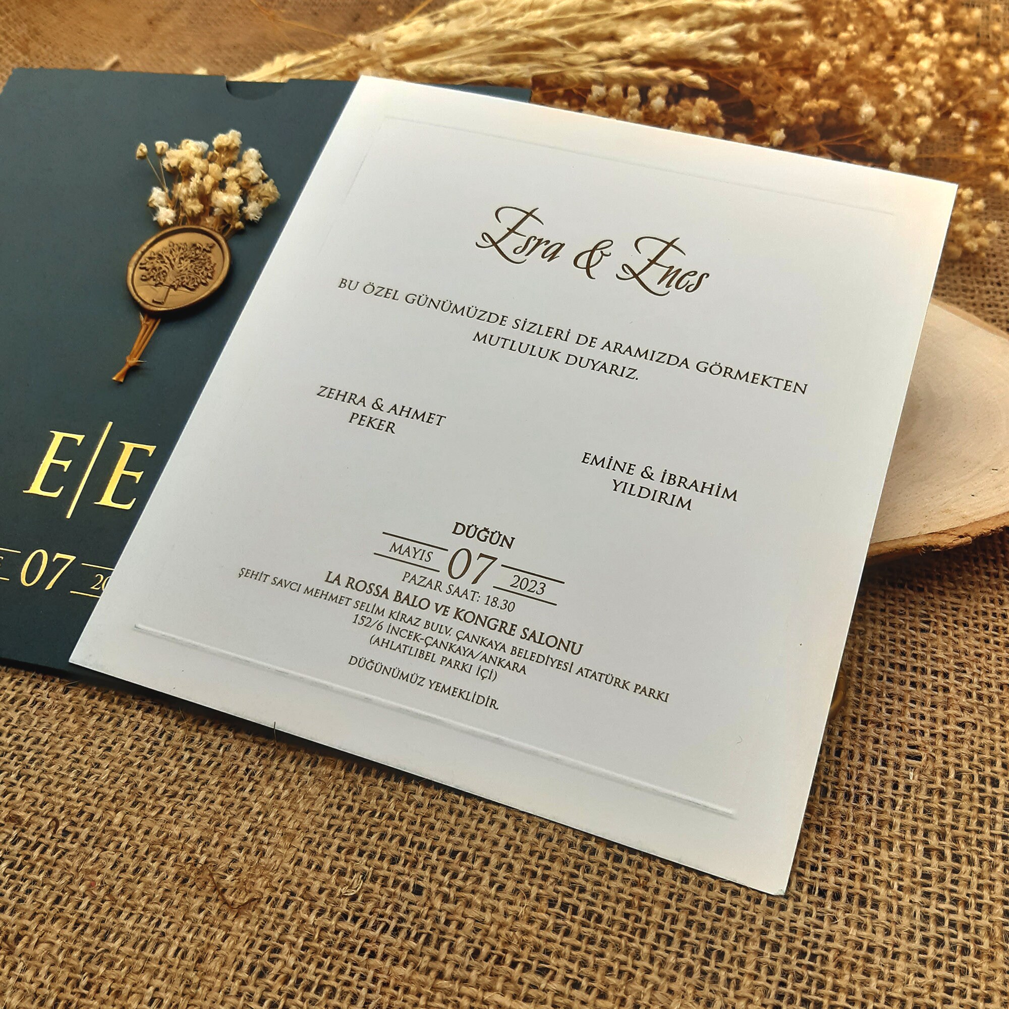 Blue Invitation for Wedding, Invitation Card for Wedding Colorful ...