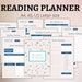 Reading Planner Printable, Reading Log, Reading Tracker, Reading ...