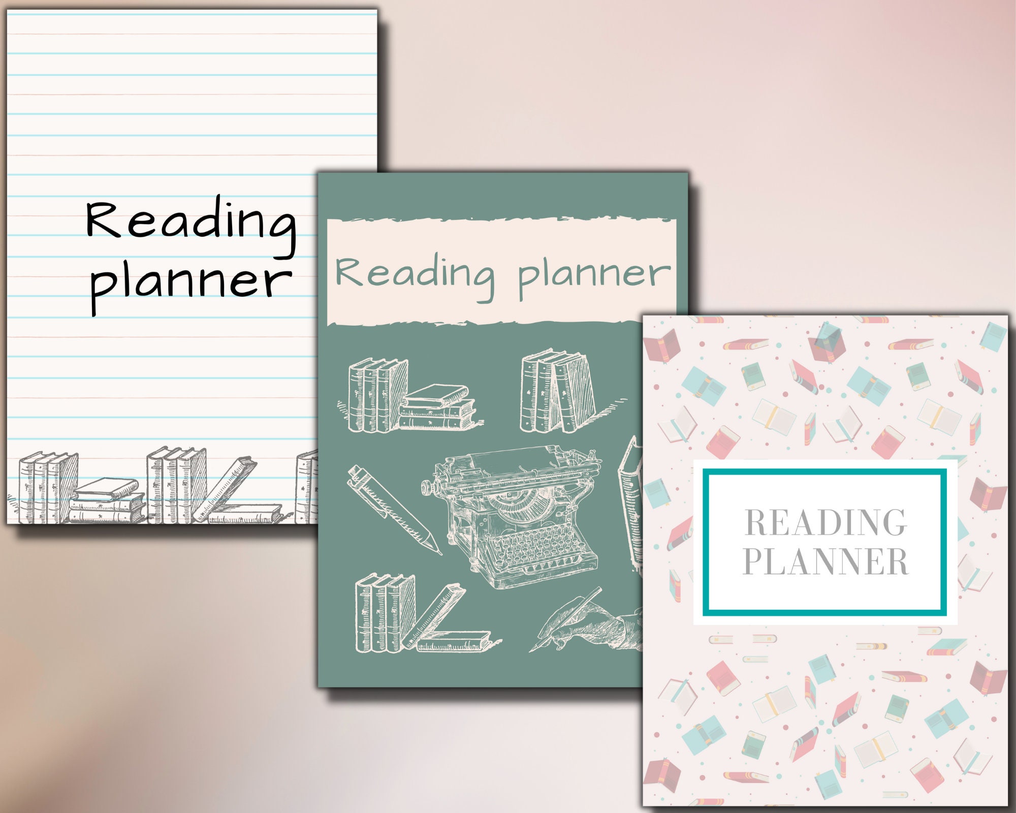 Reading Planner Printable, Reading Log, Reading Tracker, Reading ...