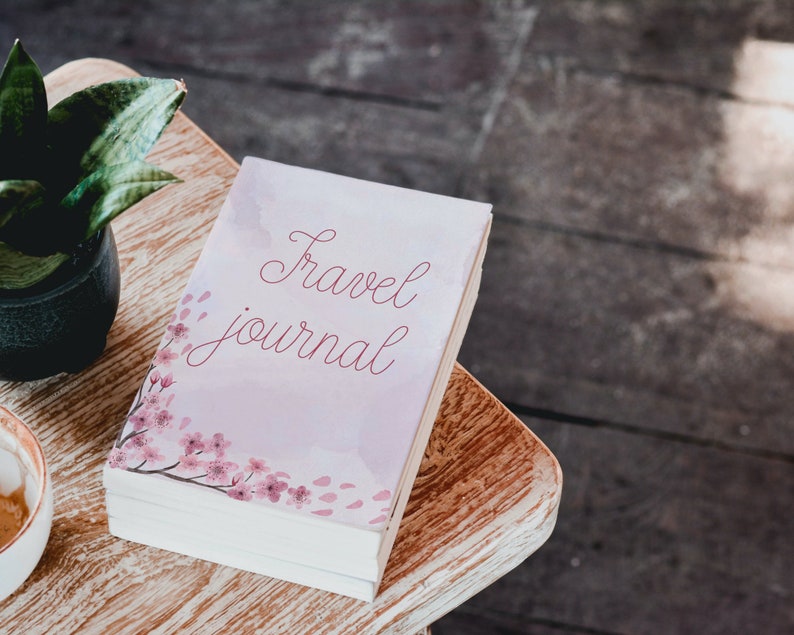 Spring Travel Journal Printable, Travel Diary, Trip Itinerary, Travel ...