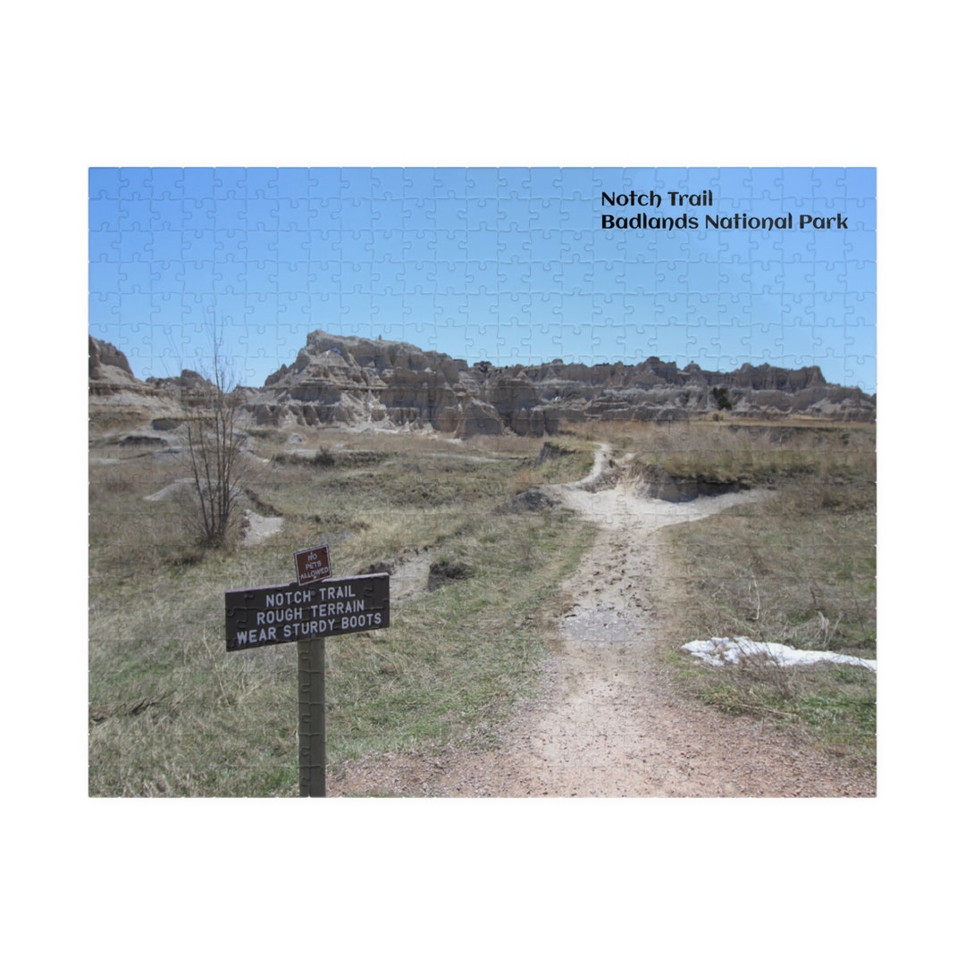 Puzzle US National Parks Series, Badlands Notch Trail 110, 252, 520 ...