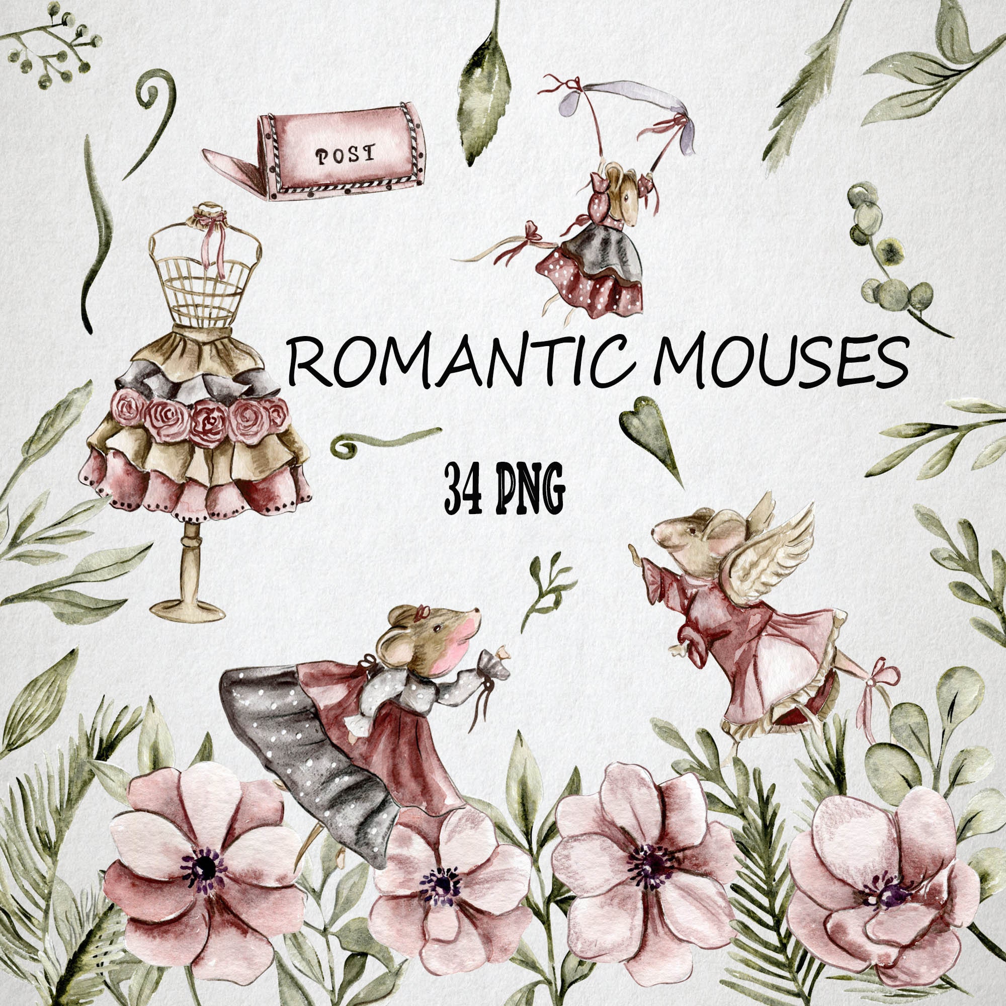 Art & Collectibles Cute Fairy Tale Individual PNG files Digital ...