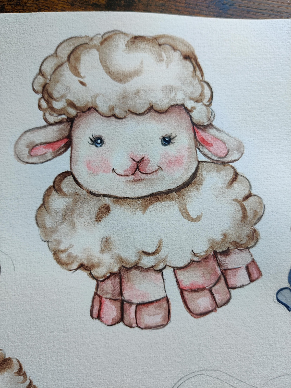 CUTE FLUFFY SHEEP Clipart White Fluffy Sheep Downloadable - Etsy
