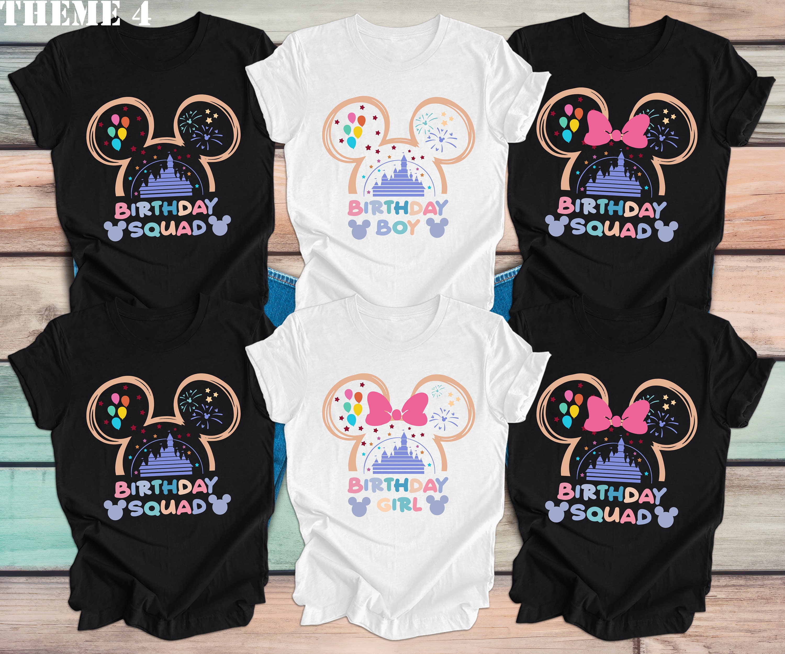 Disney Family Birthday Shirt, Custom Birthday Squad Shirt, Disney Birthday Girl Shirt, Disney ...
