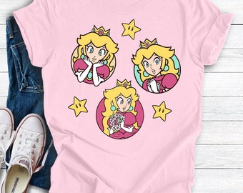 Princess Peach Mario Shirt, Its Peach Time Shirt, Super Mario Shirt ...