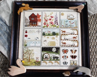 Holy Holy Holy Primitive Cross Stitch Pattern Nativity - Etsy UK