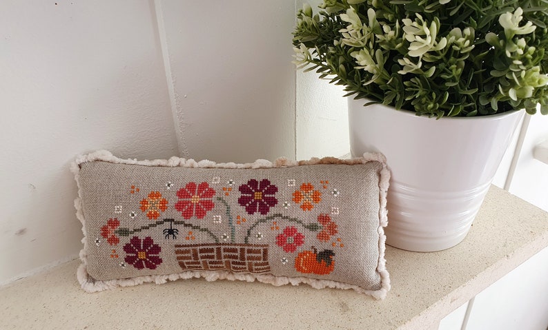 Autumn Baskets Primitive Cross Stitch Pattern PDF/DIGITAL - Etsy