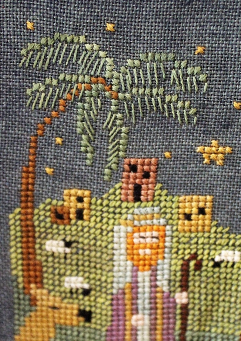 Holy Holy Holy Primitive Cross Stitch Pattern Nativity - Etsy