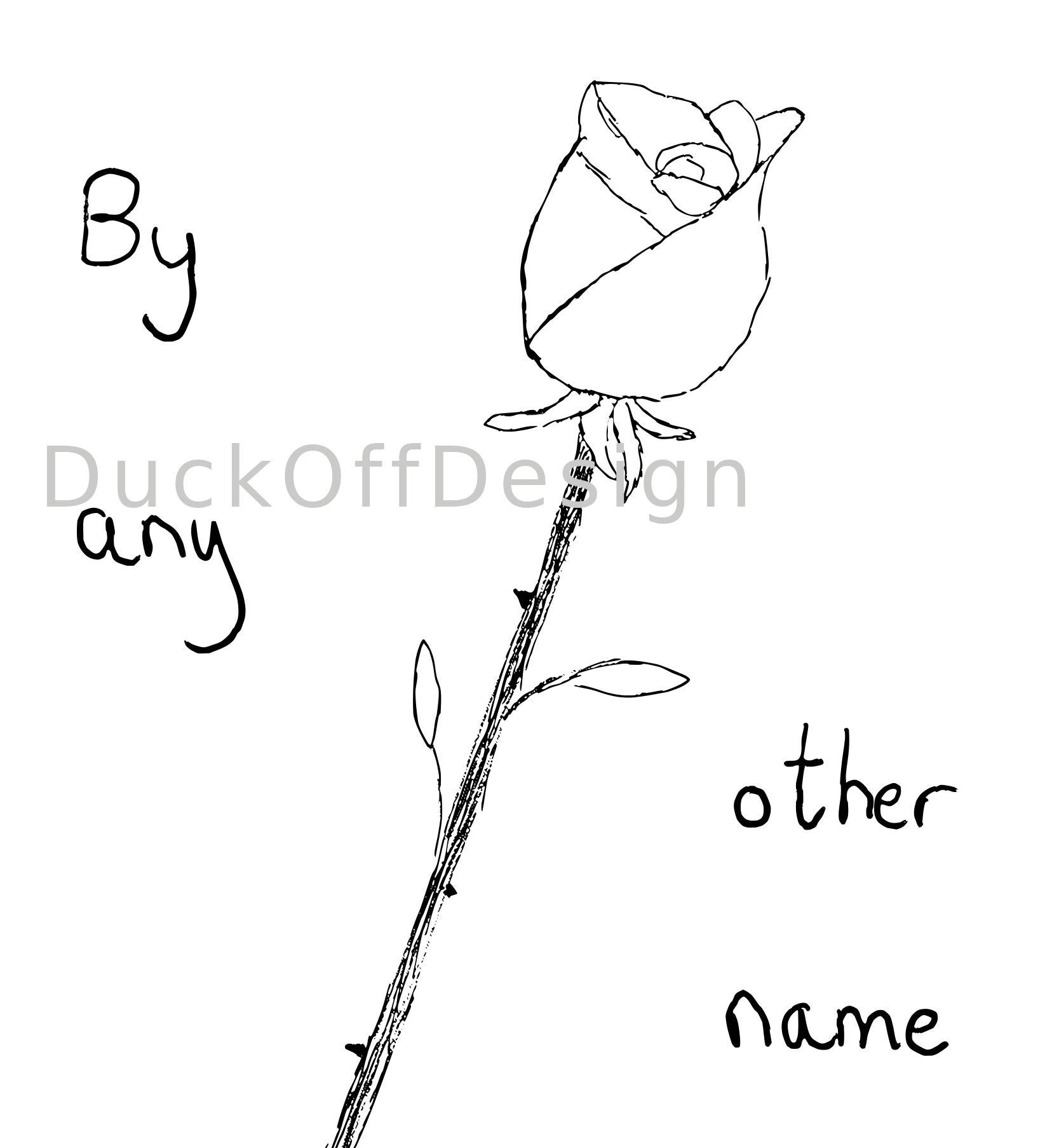 I Love You Roses Drawings