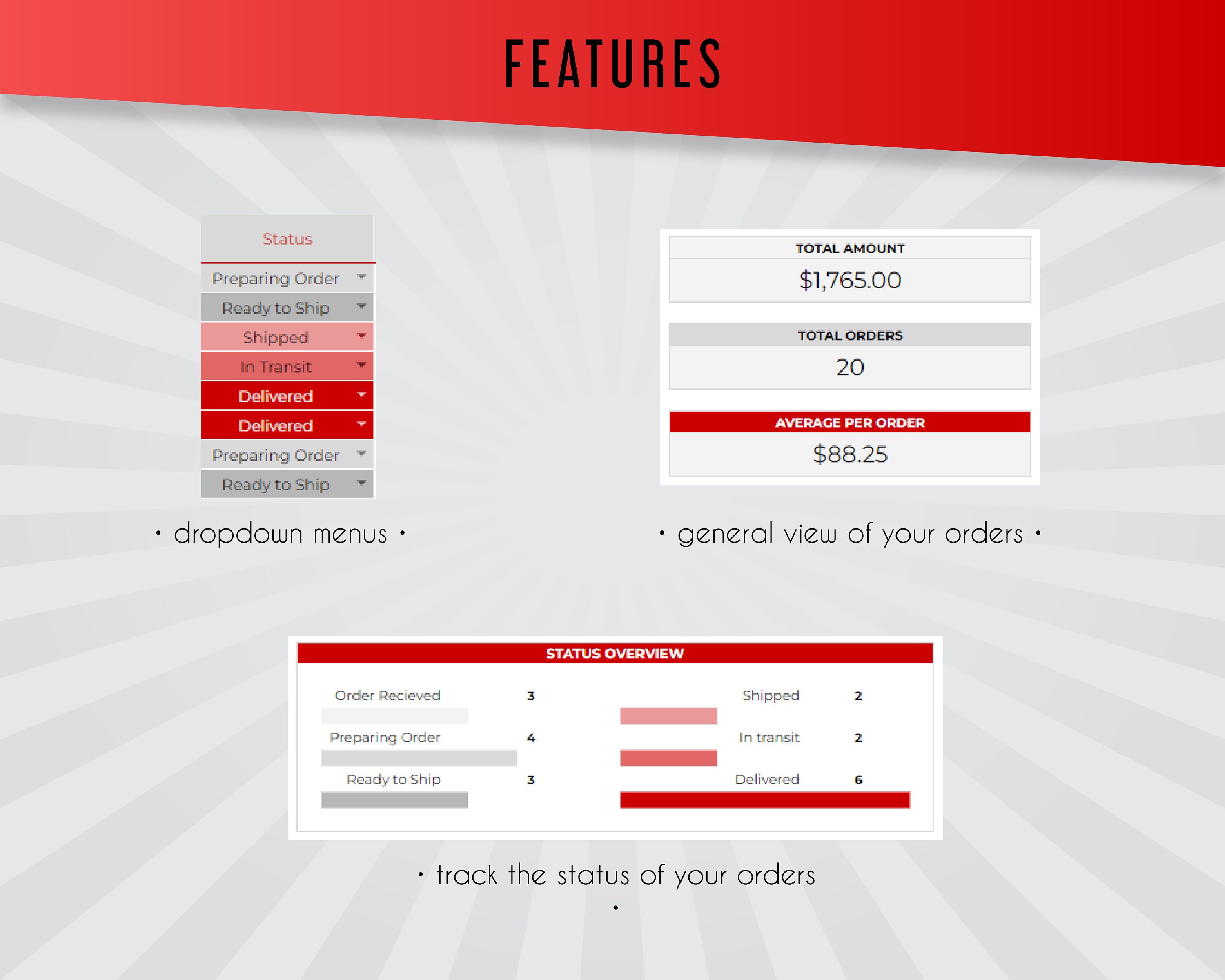 Order Tracker, Order Log, Order Sheet, Small Business, Business ...