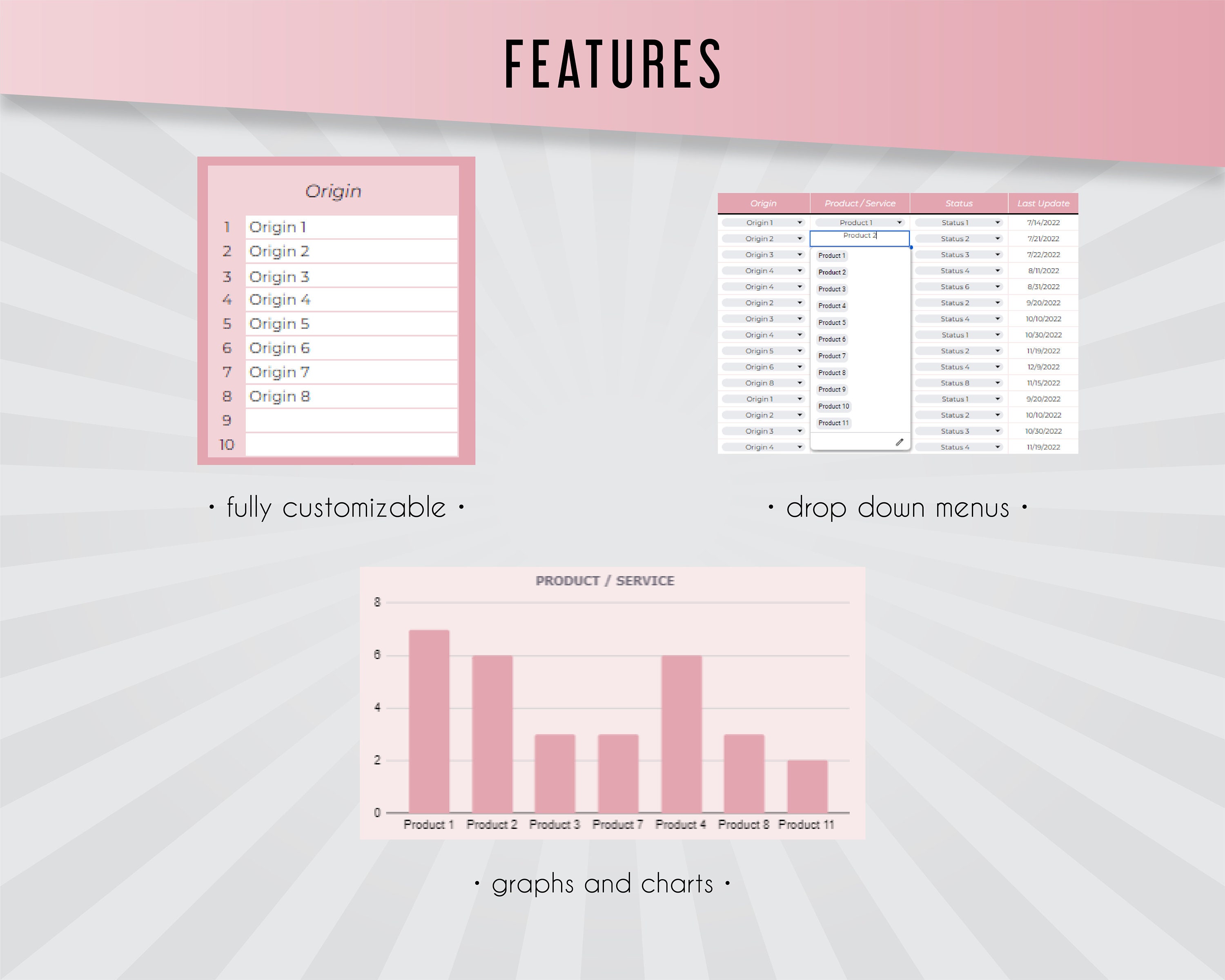 Client Management, Sales Overview, Business Analysis, Revenue Organizer ...