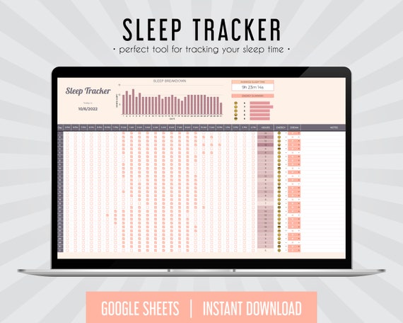 Sleep Tracker Sleep Log Sleep Journal Daily Sleep Tracker - Etsy