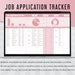 Job Application Log, Career Tracker, Interview Organizer, Employment ...