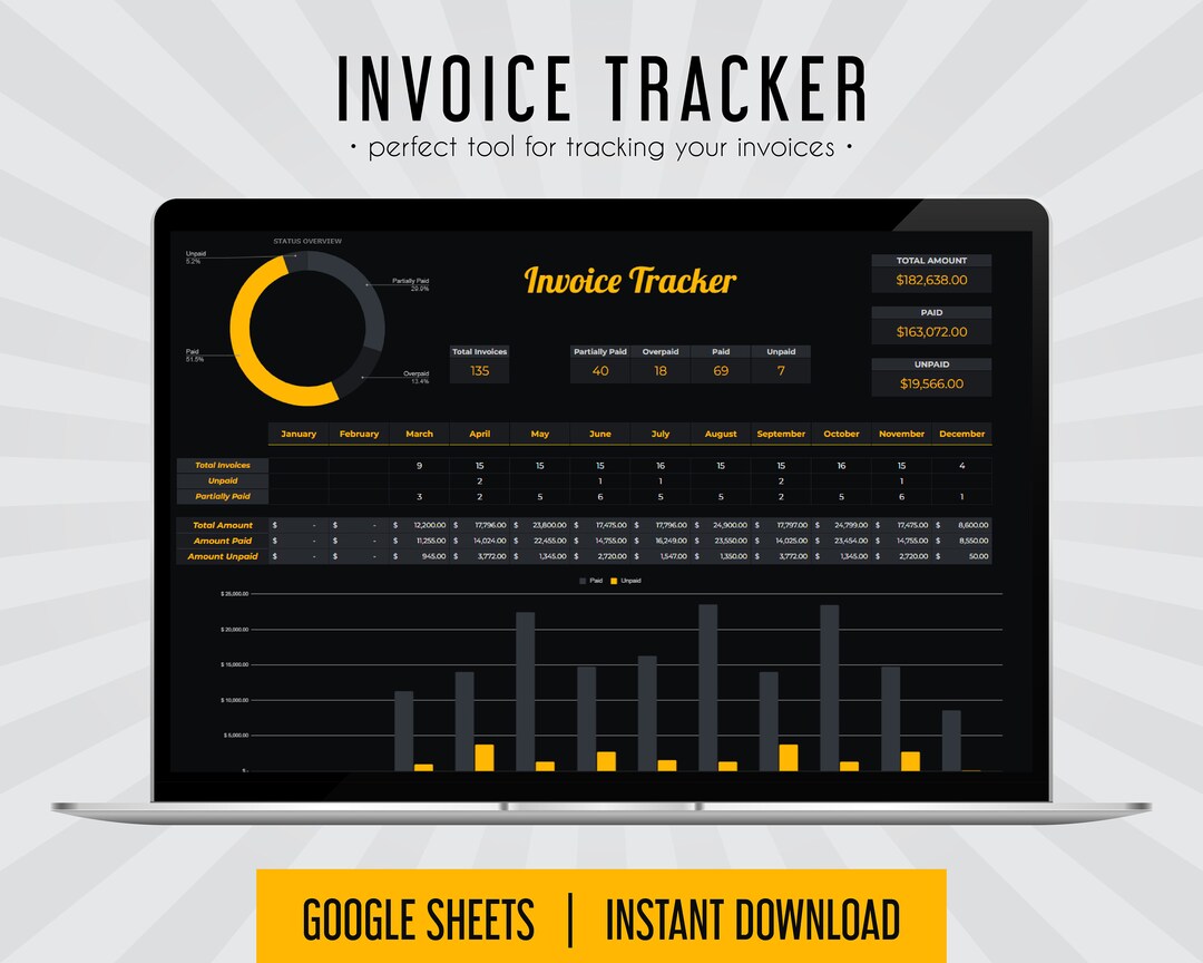 Invoice Spreadsheet, Small Business, Client Manager, Service Template ...