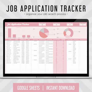 Job Application Log, Career Tracker, Interview Organizer, Employment ...