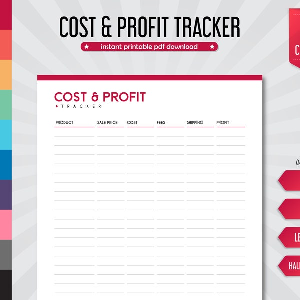 Profit and Loss Yearly - Etsy